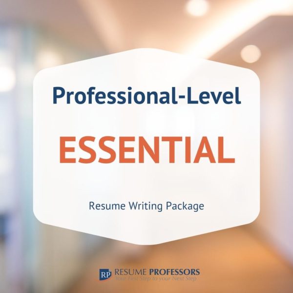 Professional-Level ESSENTIAL - Resume Professors